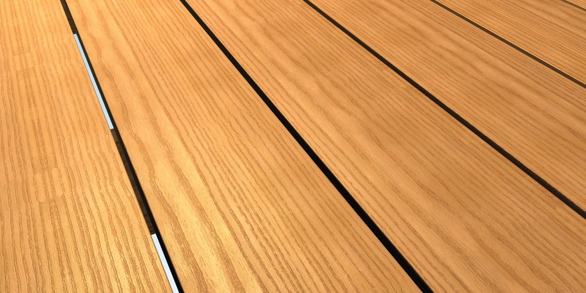 Grooved boards – Invisi-Fast Hidden Deck Fastener